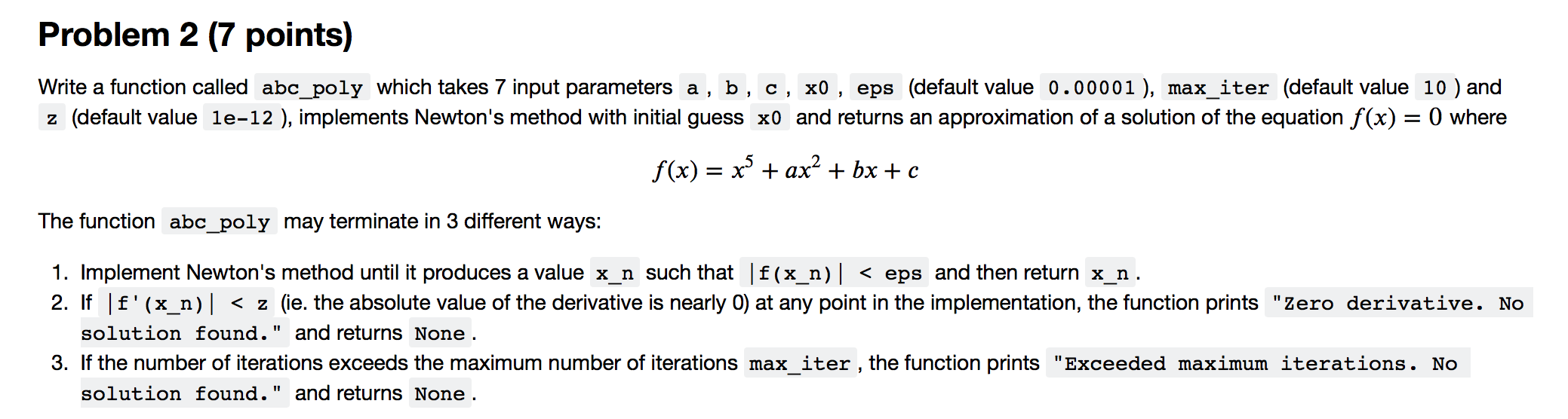Solved Please solve this using Python code, with no use of | Chegg.com