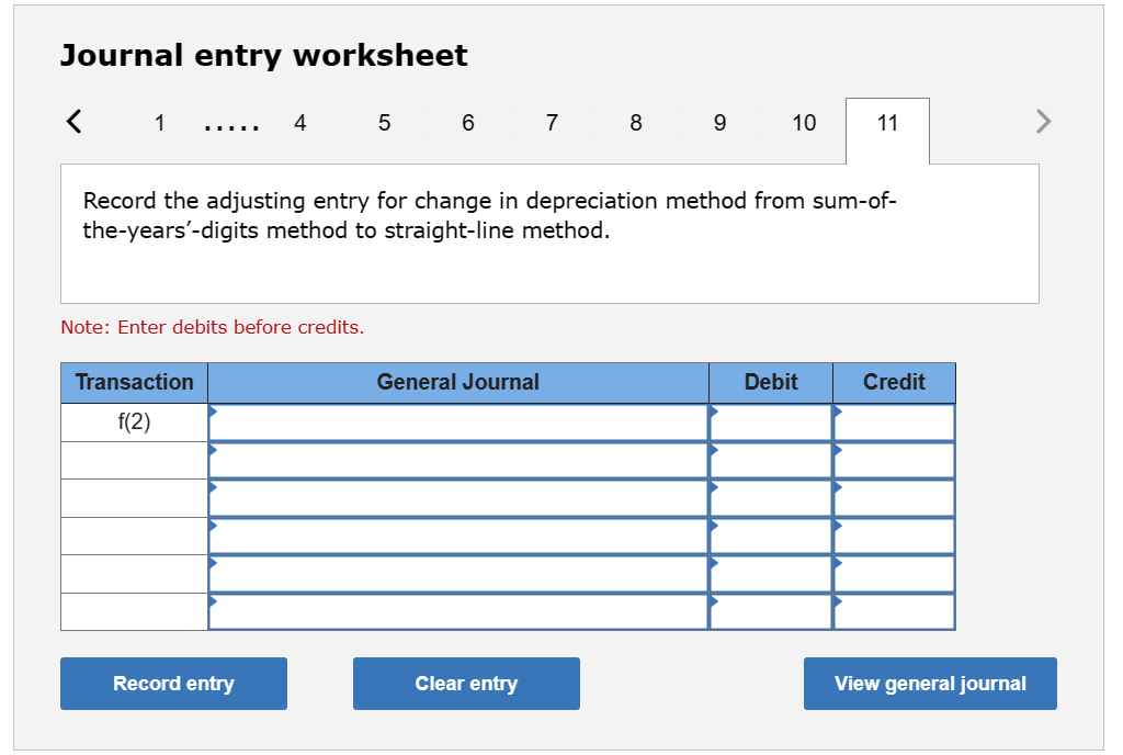 Solved Journal entry worksheet 1 7 8. Record the adjusting | Chegg.com