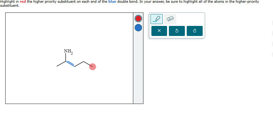 Solved by an EXPERT Highlight in red the higher prionity substituent on | Chegg.com
