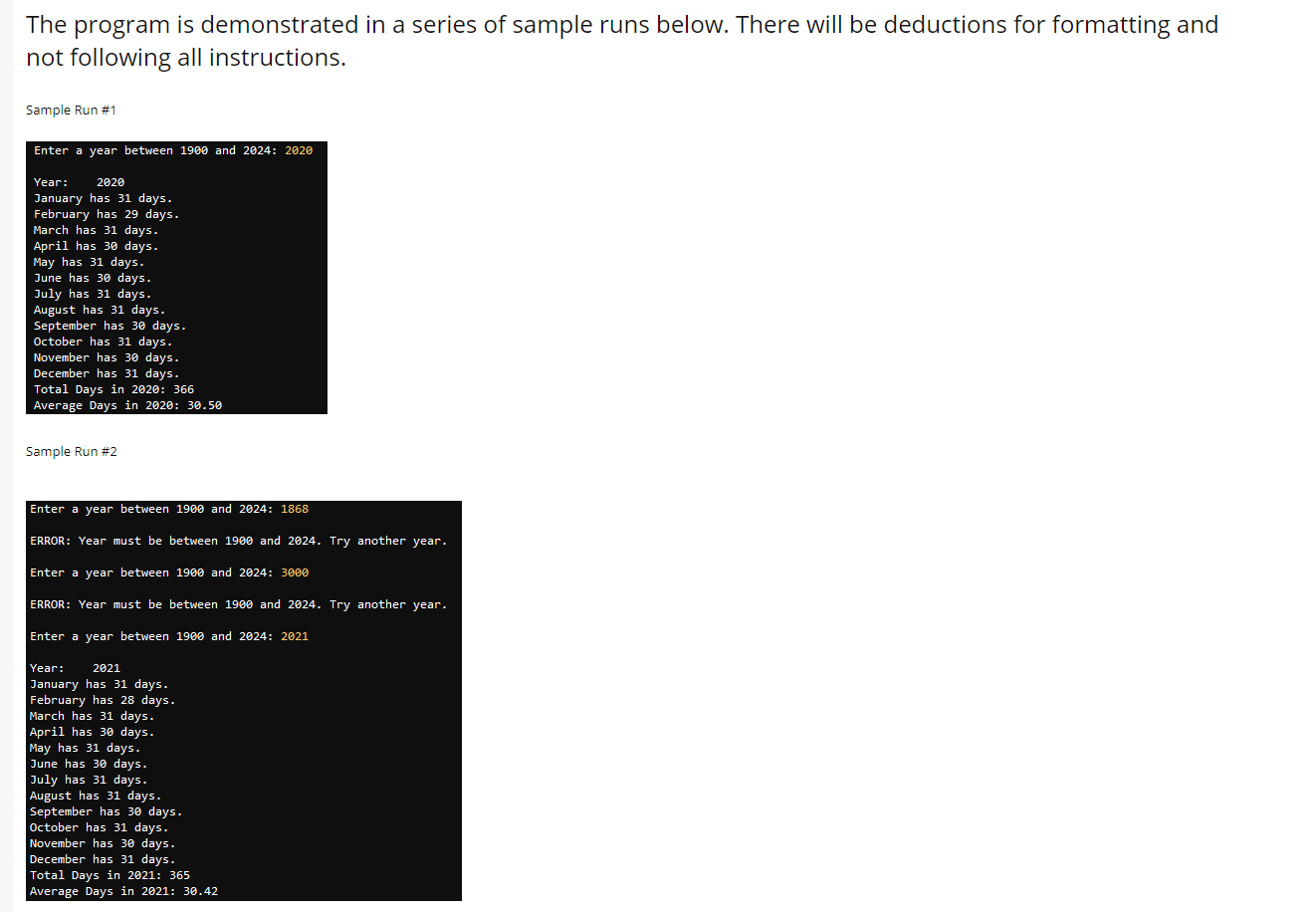 Solved Create A Class Named Monthdays That Contains The 2464