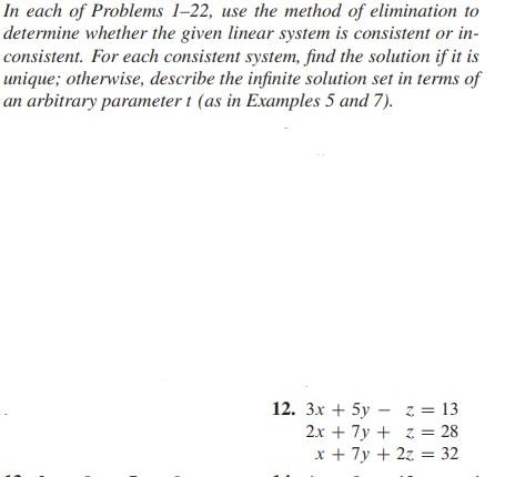 Solved In each of Problems 1-22, use the method of | Chegg.com