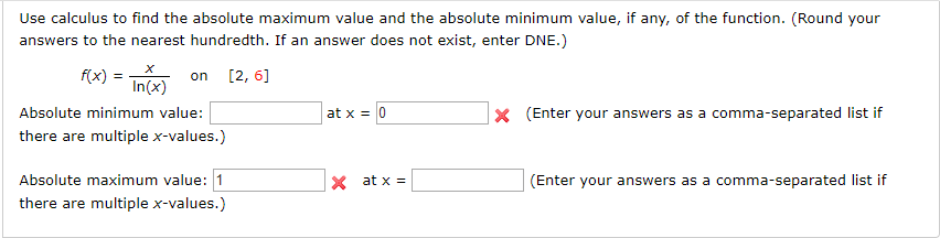 Solved Use calculus to find the absolute maximum value and | Chegg.com