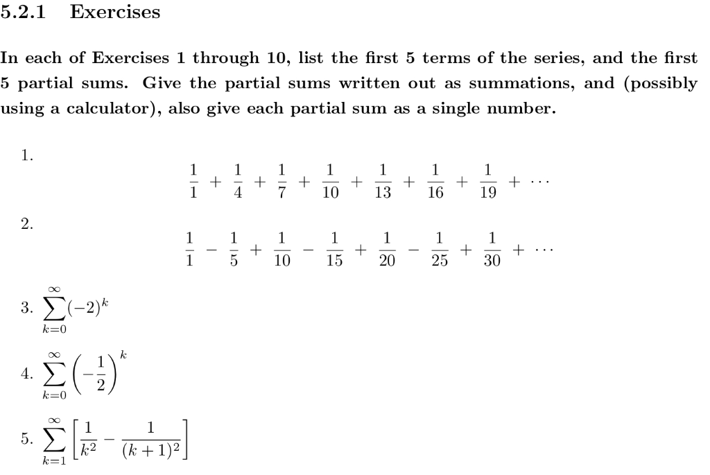 Solved Exercises 5.2.1 In each of Exercises 1 through 10, | Chegg.com