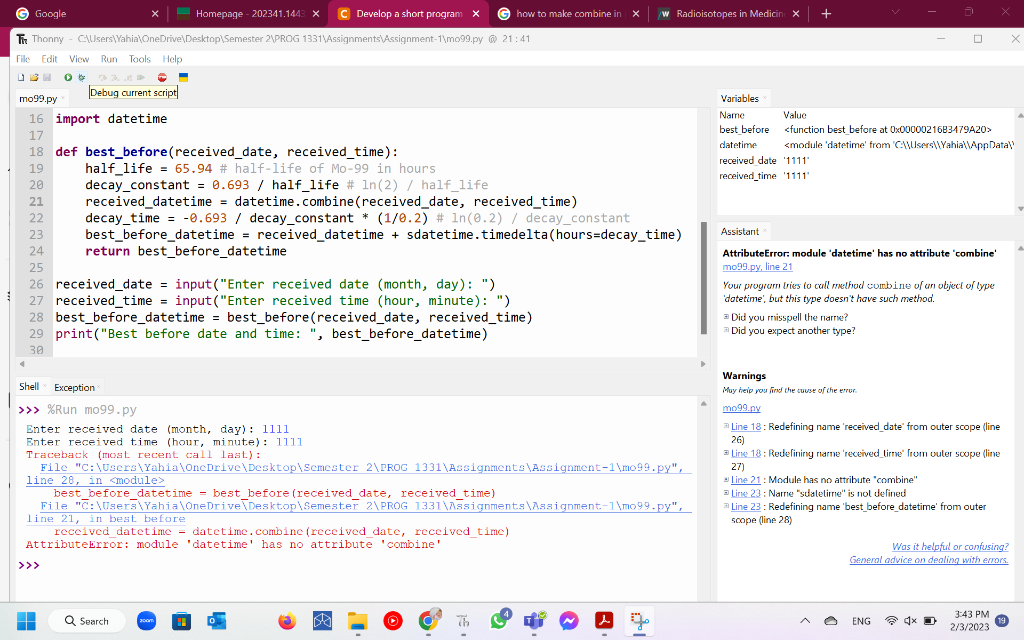 Solved File Edit View Run Tools Help | Chegg.com