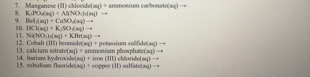 Solved Write balanced molecular, complete ionic, and net | Chegg.com