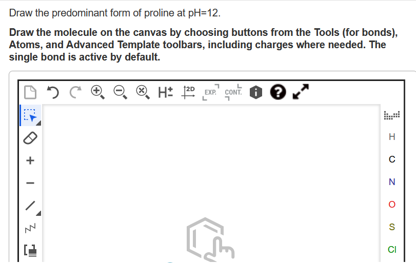 Solved Draw the predominant form of proline at pH=12. Draw | Chegg.com