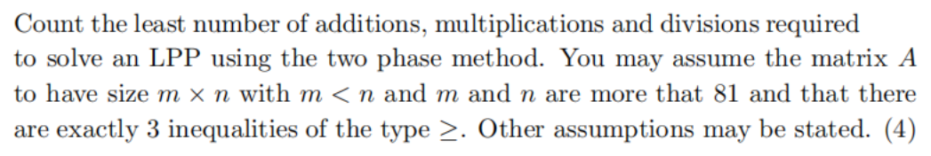 Solved Count the least number of additions, multiplications | Chegg.com
