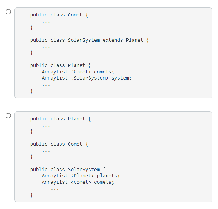 Solved Suppose you are designing a set of classes intended | Chegg.com
