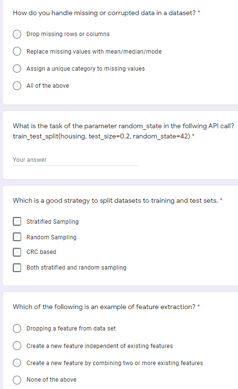 Solved How do you handle missing or corrupted data in a | Chegg.com