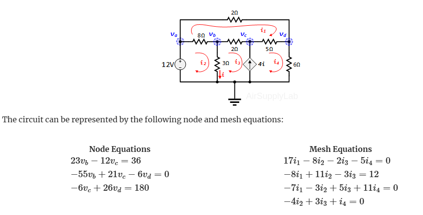 Solved The circuit can be ﻿represented by ﻿the following | Chegg.com