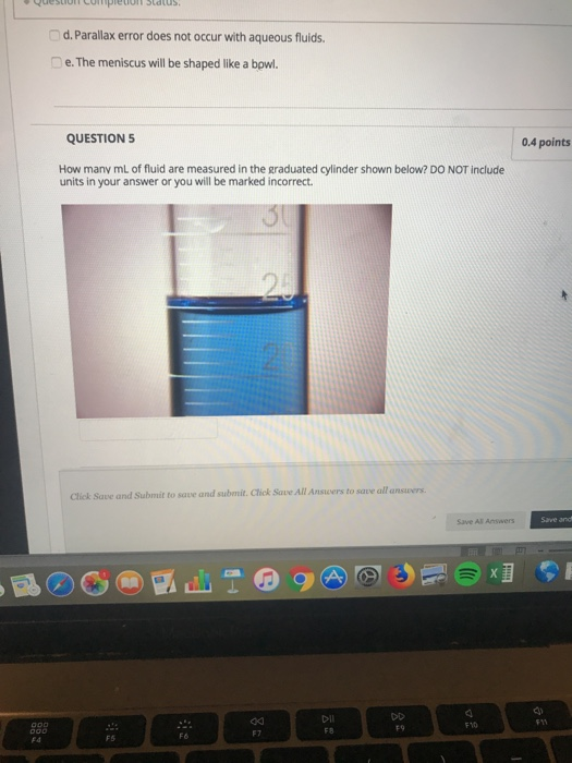 Solved d. Parallax error does not occur with aqueous fluids. | Chegg.com