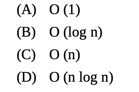 Solved In an unsorted array of n unique numbers, what is the | Chegg.com