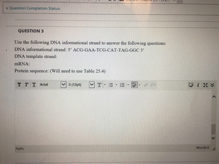 Solved s Question Completion Status: QUESTION 3 Use the | Chegg.com