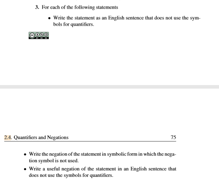 Solved 3. For each of the following statements Write the | Chegg.com