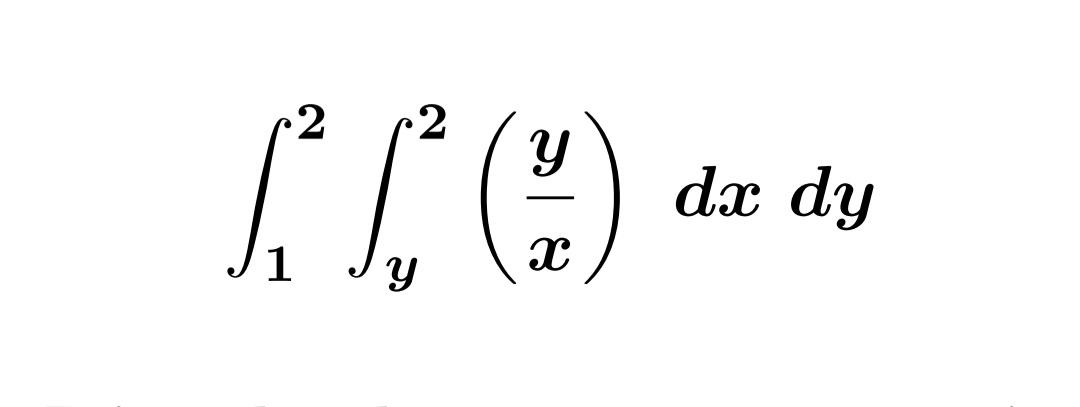 Solved 1-Solve the double integral 2-Solve this double | Chegg.com