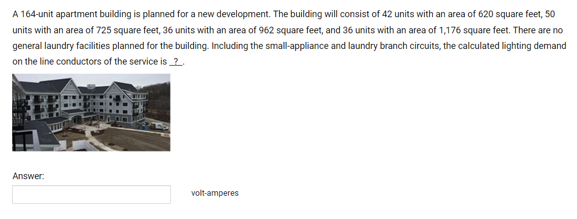 A 164-unit apartment building is planned for a new | Chegg.com