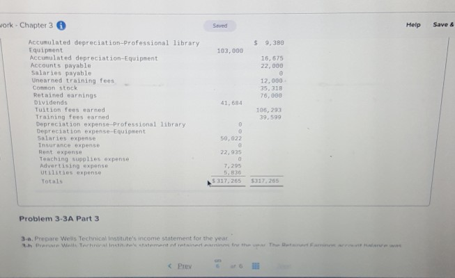 Solved Required information Problem 3-3A Preparing adjusting | Chegg.com