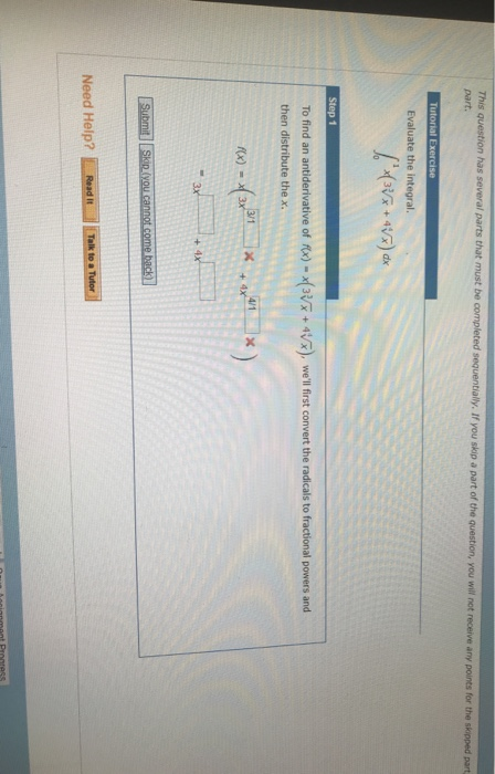 Solved part. To find an a Need Help? | Chegg.com