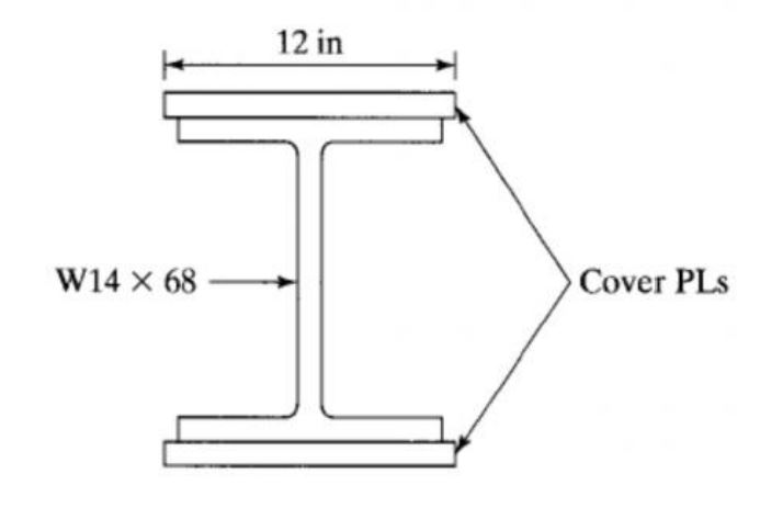 Solved A W14x68 section is available to carry the applied | Chegg.com