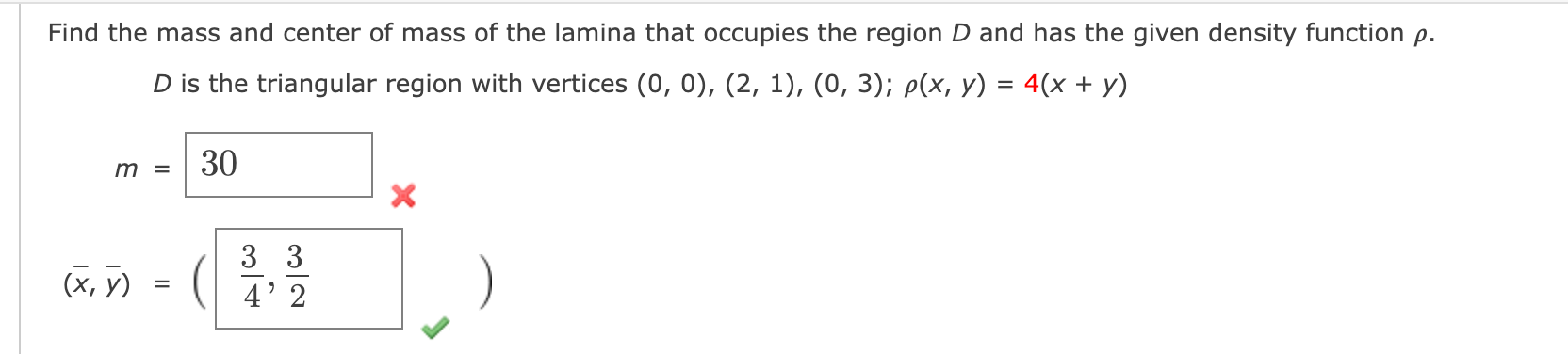 Solved EXAMPLE 3 Use a double integral to find the area | Chegg.com