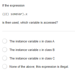 Solved Q5 point The following comes completata. public class | Chegg.com