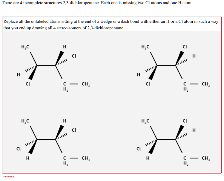Solved There are 4 incomplete structures | Chegg.com