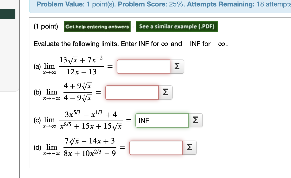 Solved Problem Value: 1 point(s). Problem Score: 25%. | Chegg.com