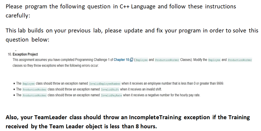 Please program the following question in Ct+ Language | Chegg.com