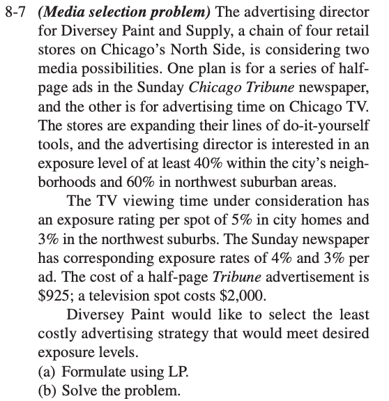 Solved Please show step-by-step using Excel Solver. | Chegg.com
