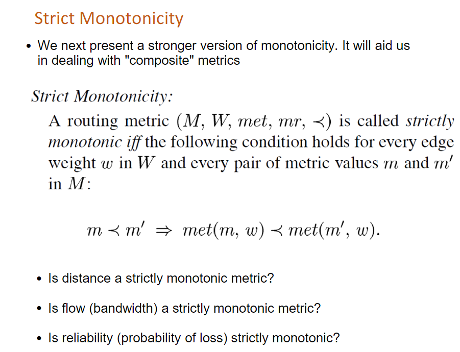 Solved Strict Monotonicity We next present a stronger | Chegg.com