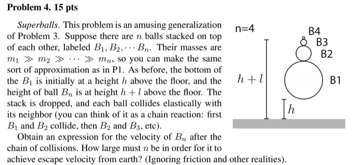 Solved Problem 4. 15 pts Superballs. This problem is an | Chegg.com