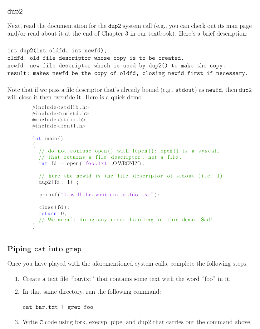 Solved Recall that the bash shell can link together multiple | Chegg.com