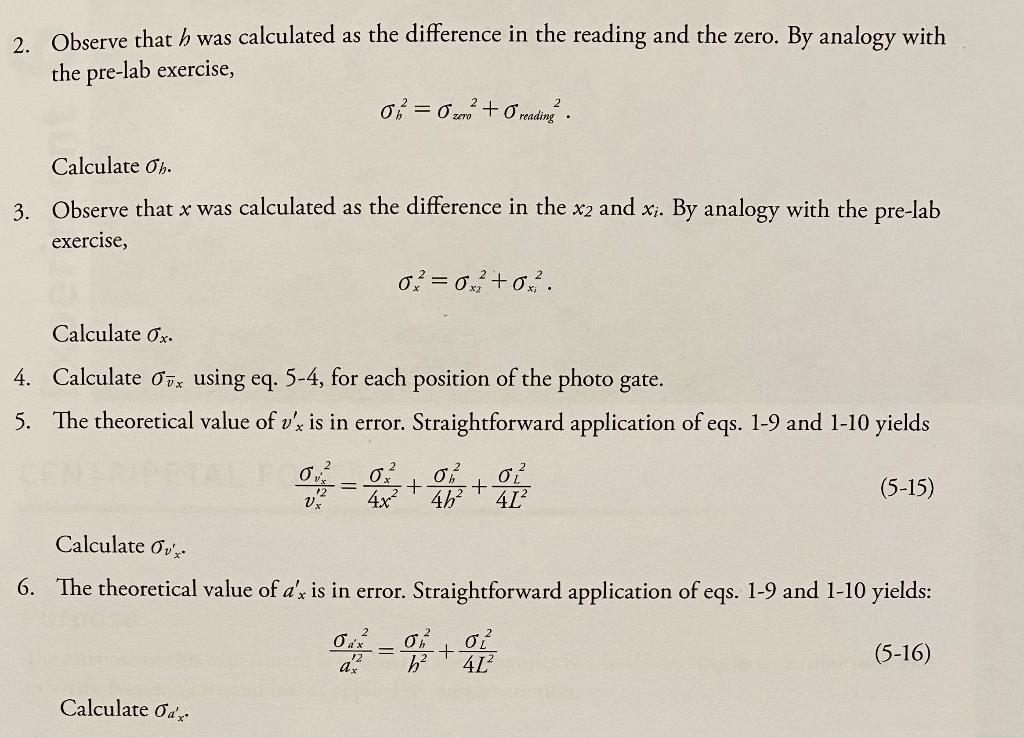 Solved 5 Experiment INSTANTANEOUS VELOCITY IN ONE DIMENSION | Chegg.com