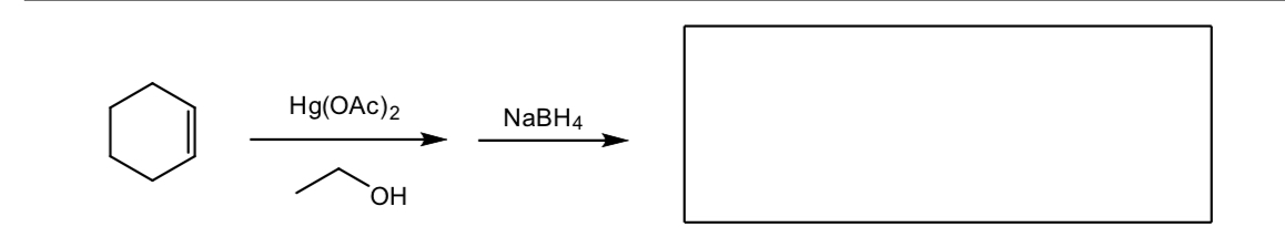 Solved OHHg(OAc)2 NaBH4 | Chegg.com