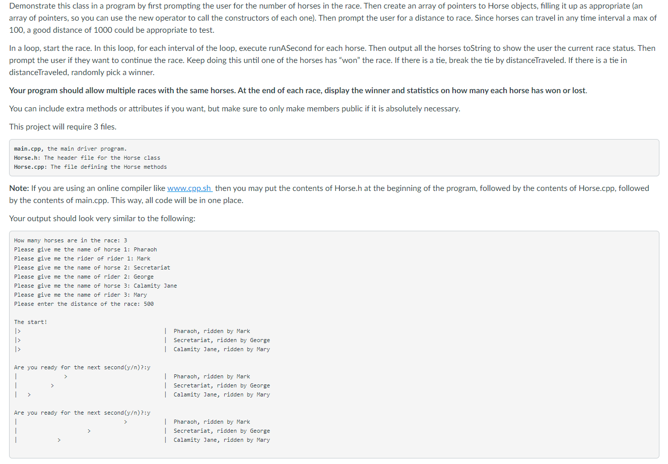 Solved Overview: This project is for testing the | Chegg.com