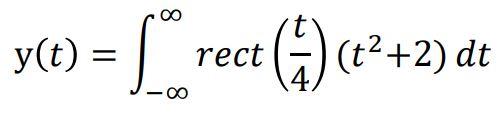 Solved Recall the definition for the rectangular function: | Chegg.com