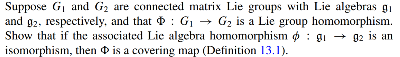 Solved Suppose G1 and G2 are connected matrix Lie groups | Chegg.com