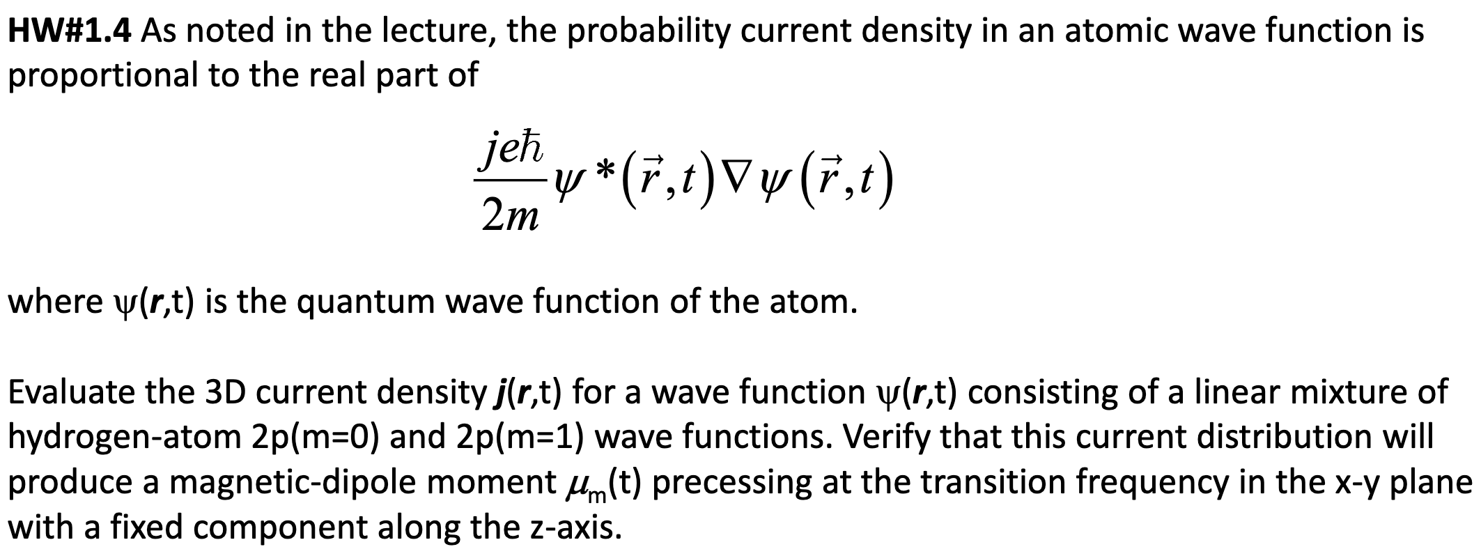 HW#1.4 As noted in the lecture, the probability | Chegg.com