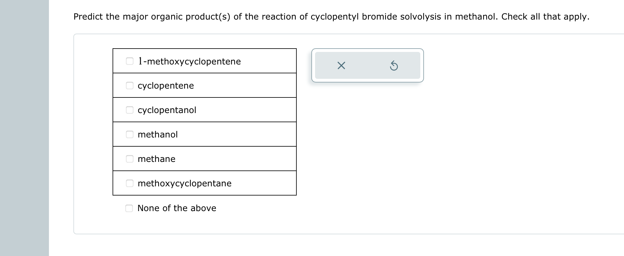 Solved Predict the major organic product(s) ﻿of the reaction | Chegg.com
