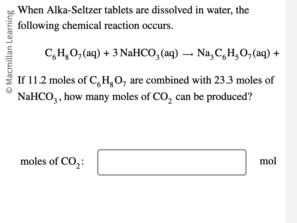 Write the balanced chemical equation for the reaction | Chegg.com