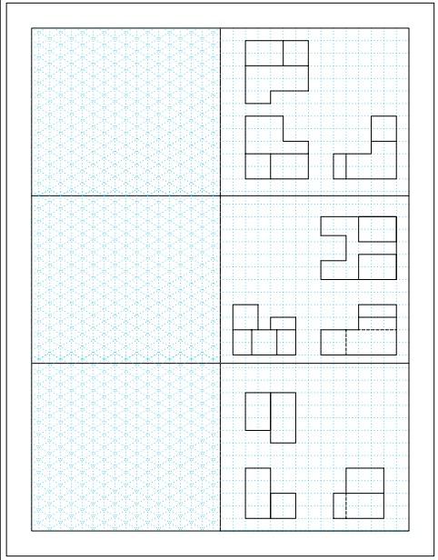 Solved Draw isometrics of given orthographics | Chegg.com