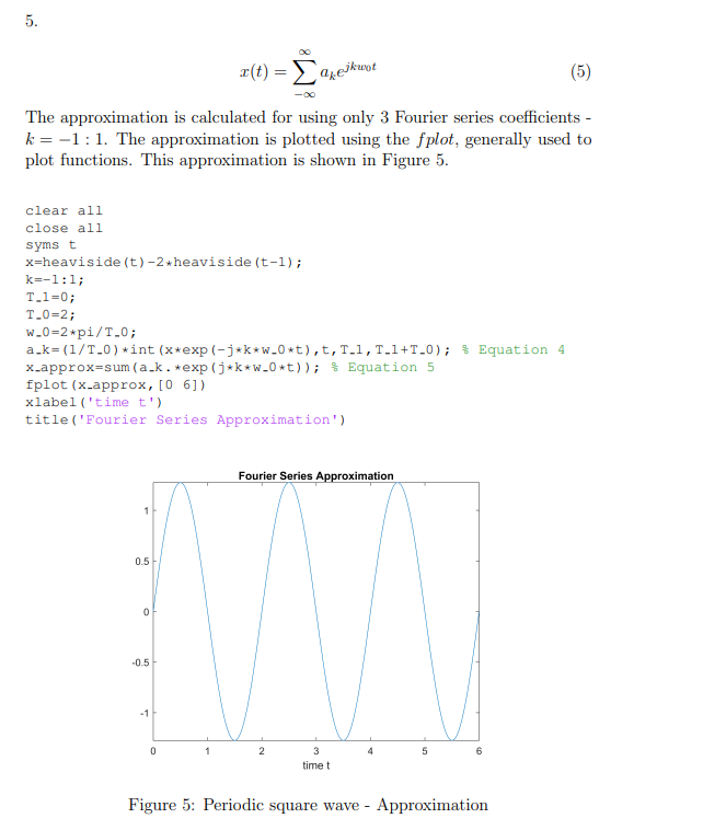 Solved 7.5 Periodic square wave Consider the periodic square | Chegg.com