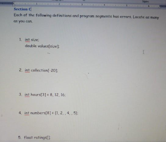 Solved each of the following definitions and program | Chegg.com