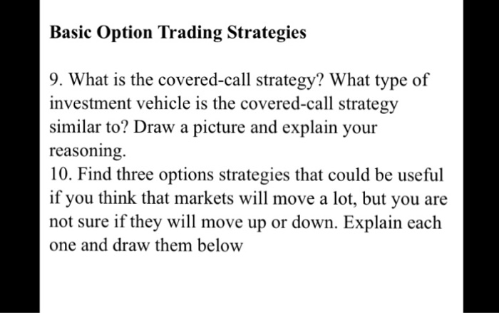 Solved Basic Option Trading Strategies 9. What is the | Chegg.com