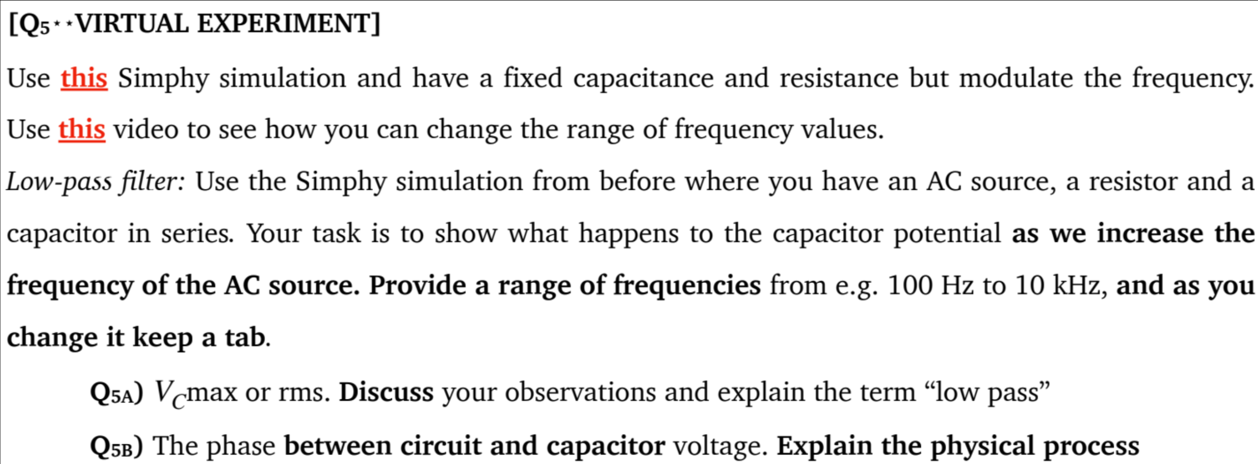 Solved Use this Simphy simulation and have a fixed | Chegg.com