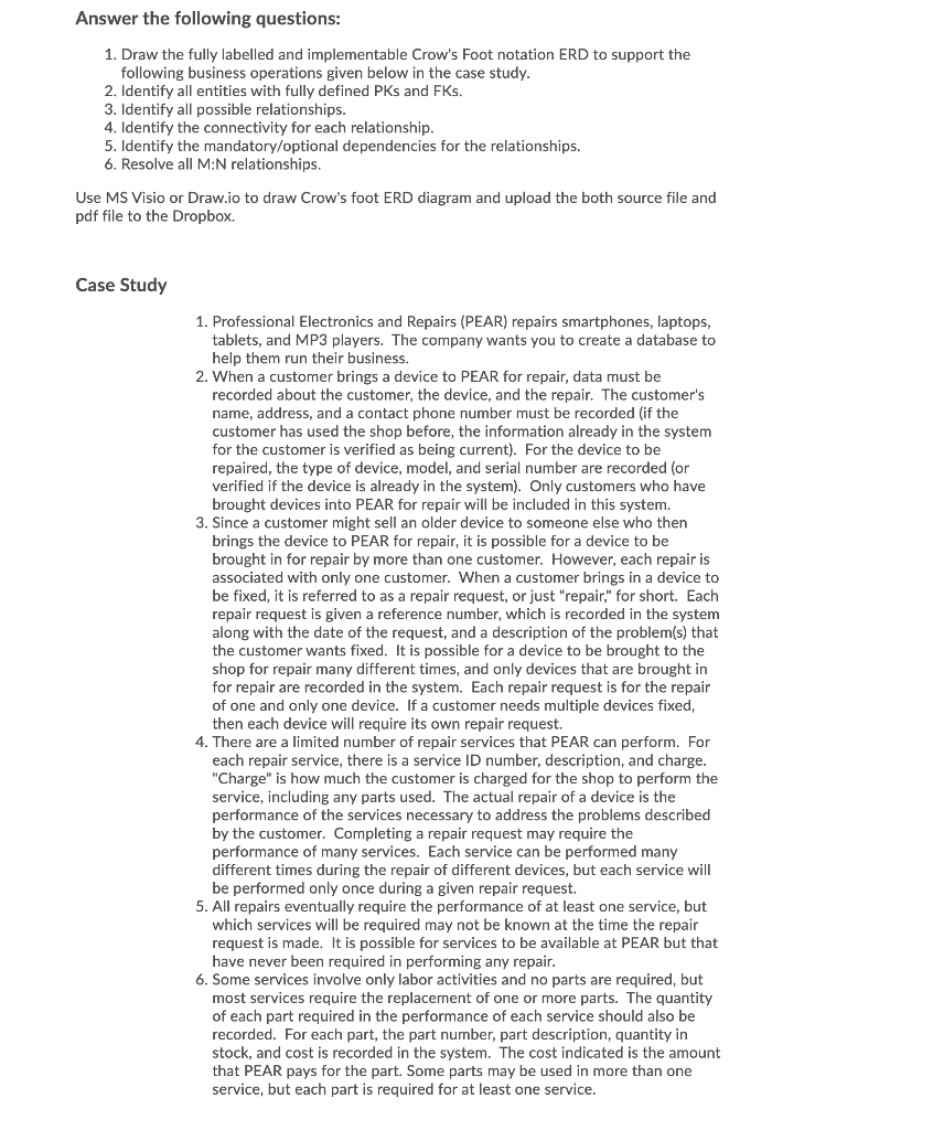 Solved Answer the following questions: 1. Draw the fully | Chegg.com