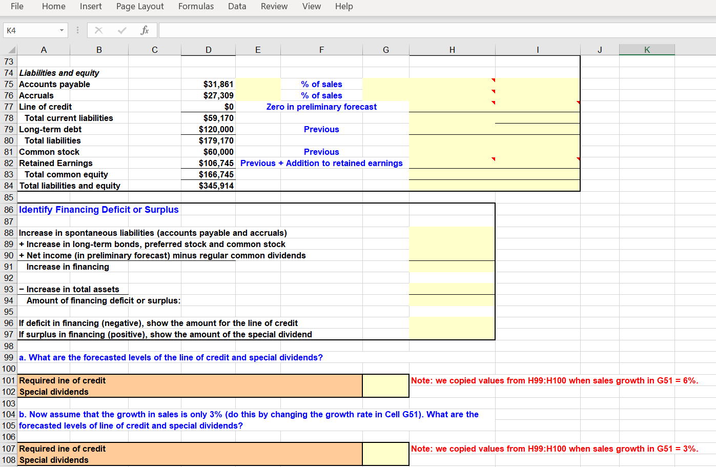 Solved File Home Insert Page Layout Formulas Data Review | Chegg.com