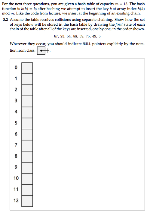 Solved 3. Hash Tables: Dealing with Collisions In a hash | Chegg.com