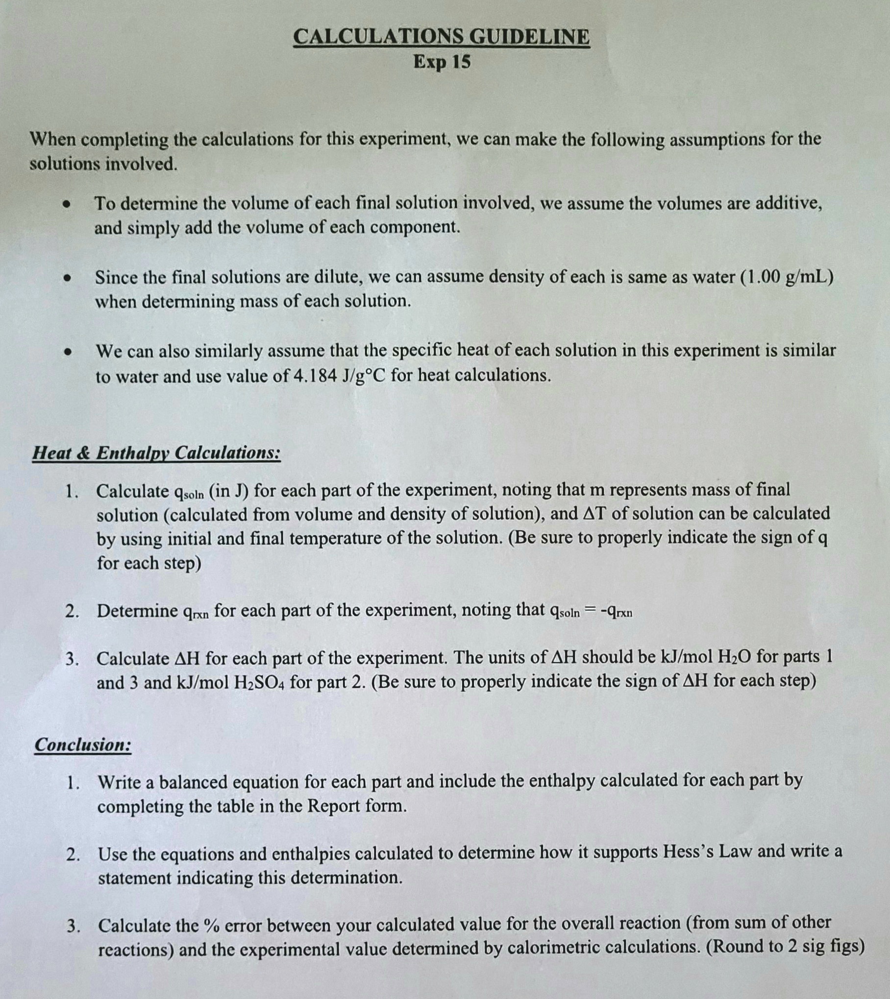 Solved Use the data that has been collect for part 1,2 and 3 | Chegg.com