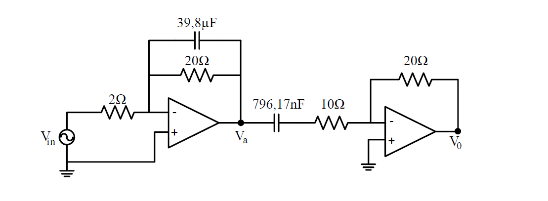 In the following circuit, the input voltage changes | Chegg.com